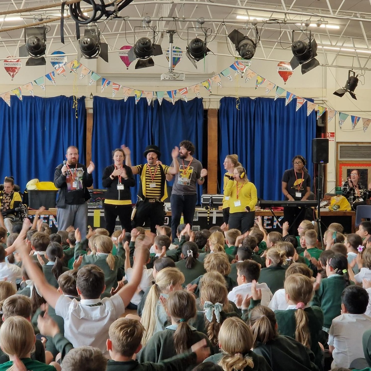 Fair Field Junior School - Electric Umbrella Bring a Smile to Fair FielD